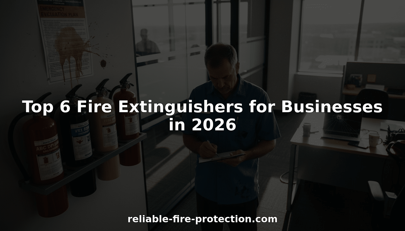 Top 6 Fire Extinguishers for Businesses in 2026